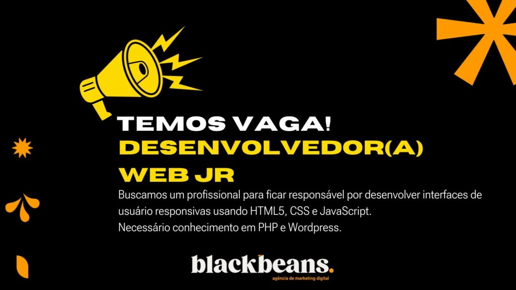 Vaga Desenvolvedor(a) Web Jr | Remoto - Black Beans